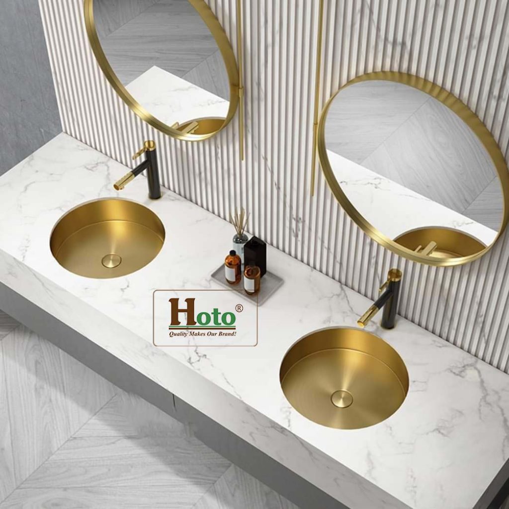 Sản xuất lavabo bằng đồng thau theo thiết kế - Hoto